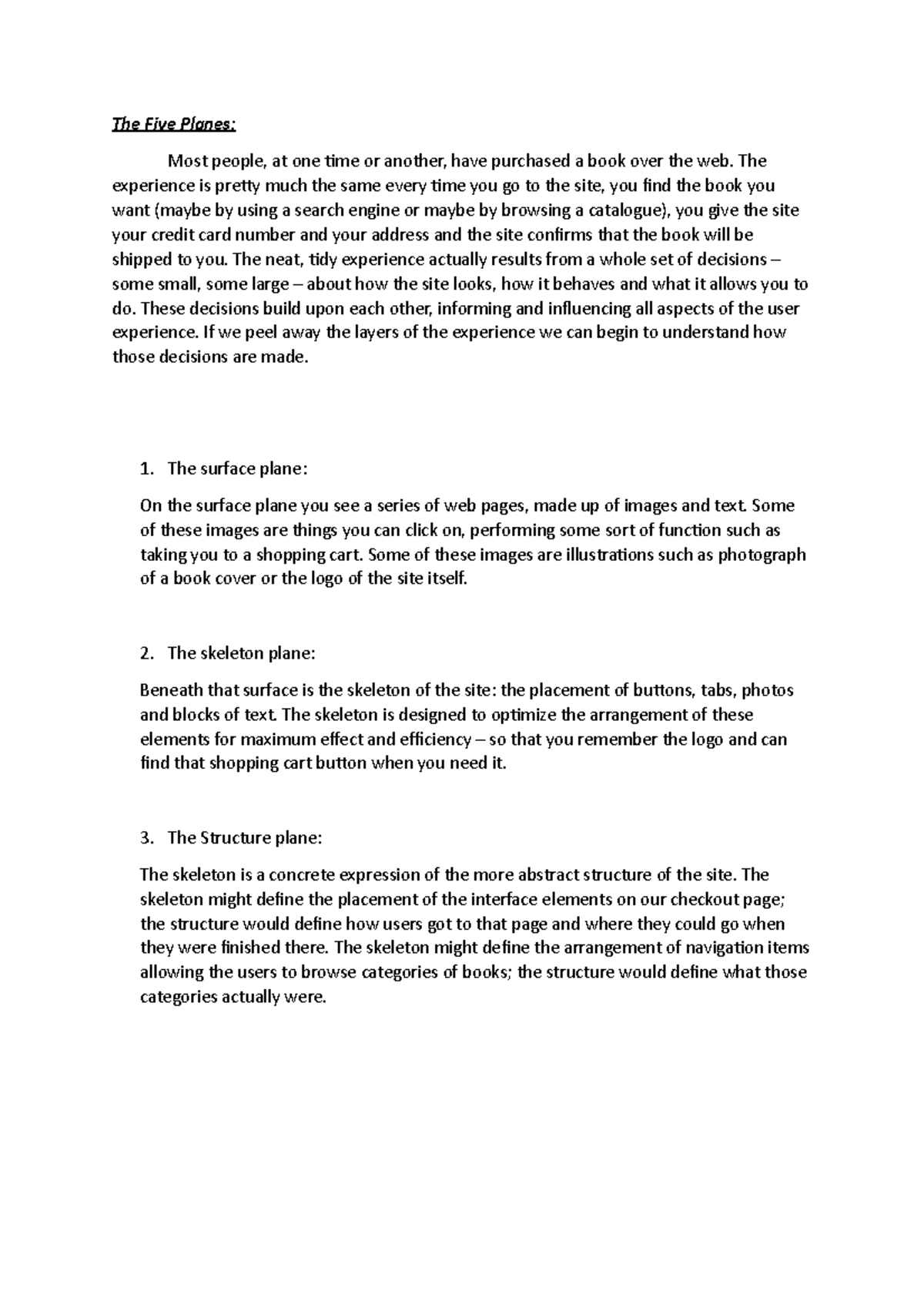 The Five Planes - The experience is pretty much the same every time you ...