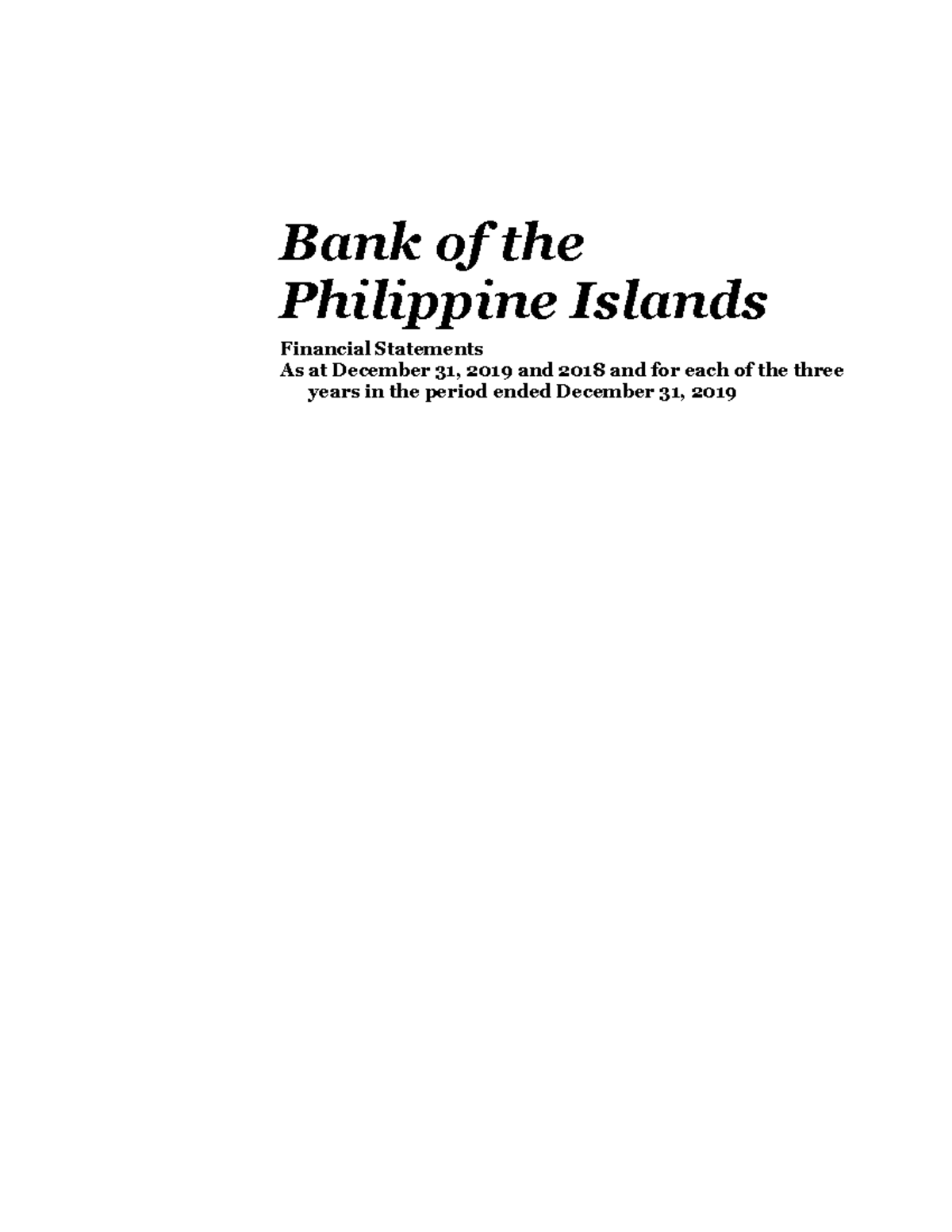 5e7d86f900475 2019 BPI Audited FS compressed - Bank of the Philippine ...