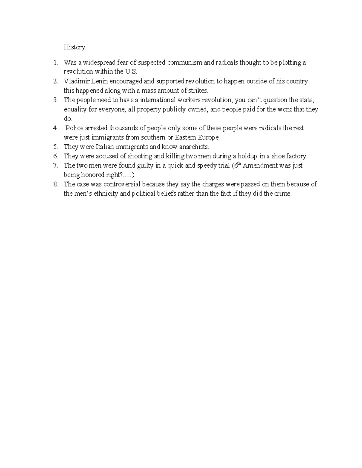 1920 discrimination - History Was a widespread fear of suspected ...