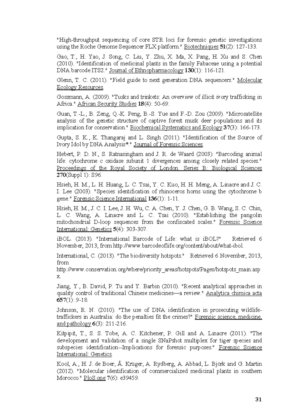 Forensic Biology-6 - Lecture - "High-throughput sequencing of core STR ...