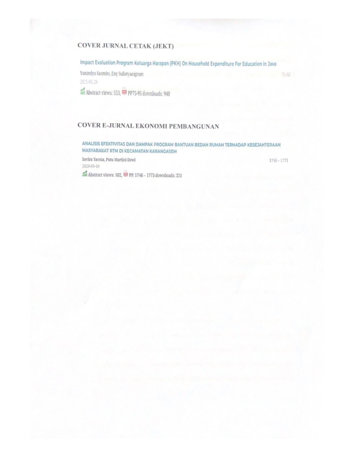 07) Jurnal Cetak dan E-Jurnal Scan - Universitas Pelita Bangsa, Arsitektur - Studocu