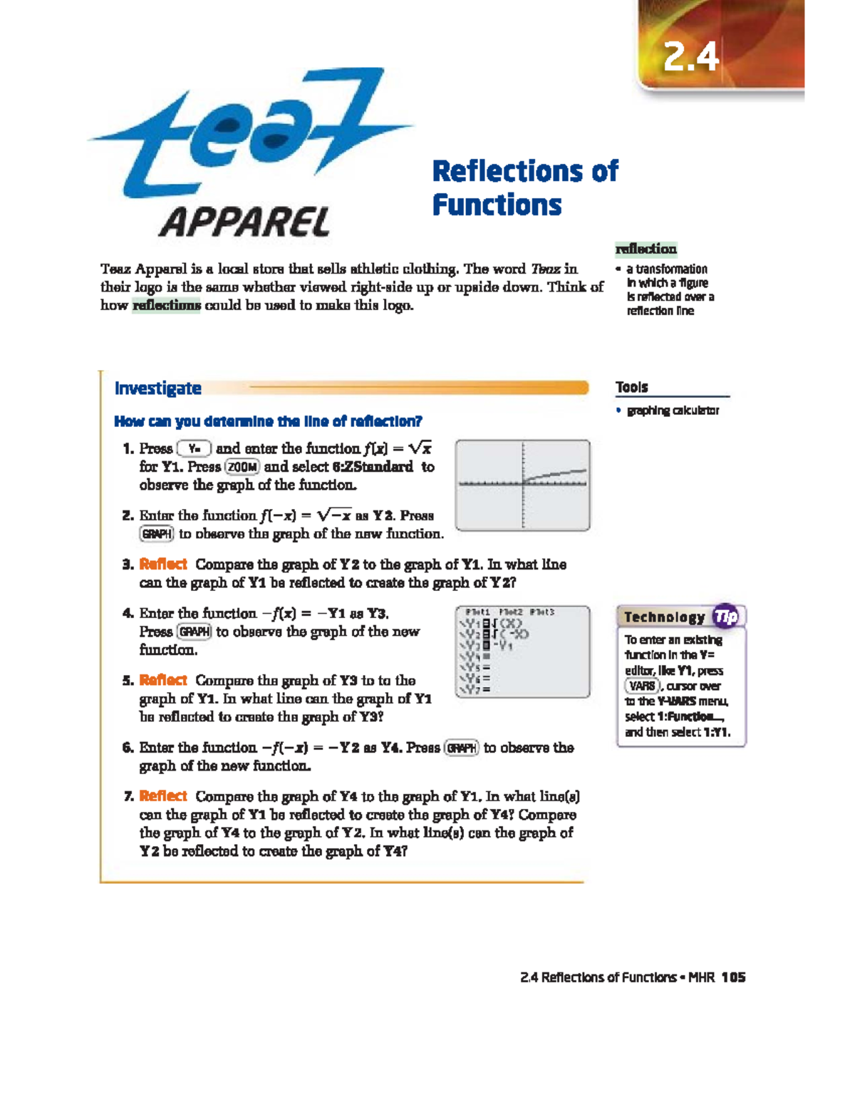 Lesson 7b - Reflections - Pages 105 to 112 - Studocu