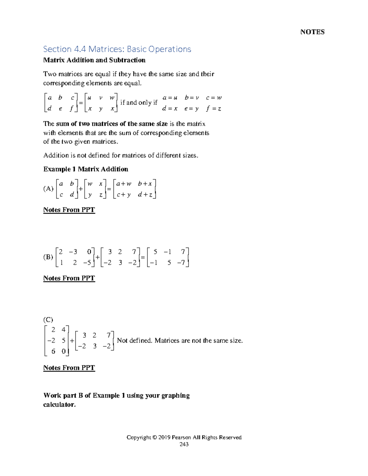 Bfmb14e noteguide 4 4 - Matrices: Basic Operations practice - NOTES ...