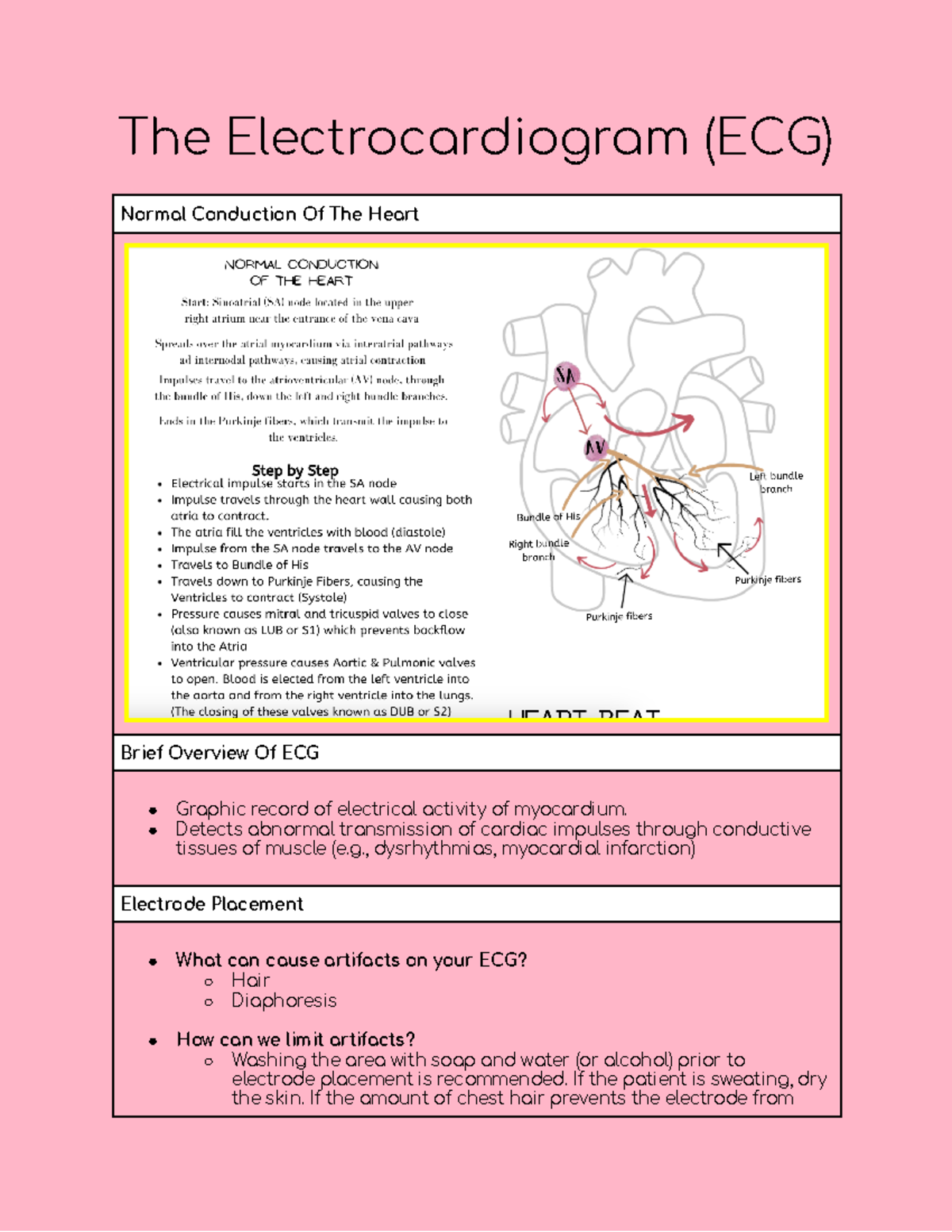 The Electrocardiogram (ECG) - The Electrocardiogram (ECG) Normal ...