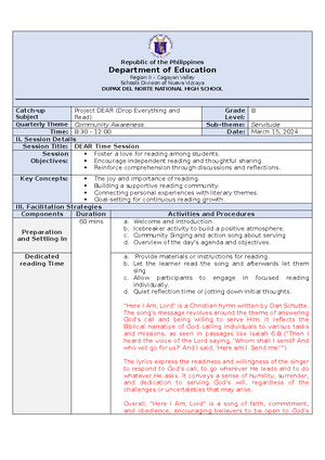 MATH 7 Circles - Lesson Plan - Grade 8 DAILY LESSON LOG School Grade ...