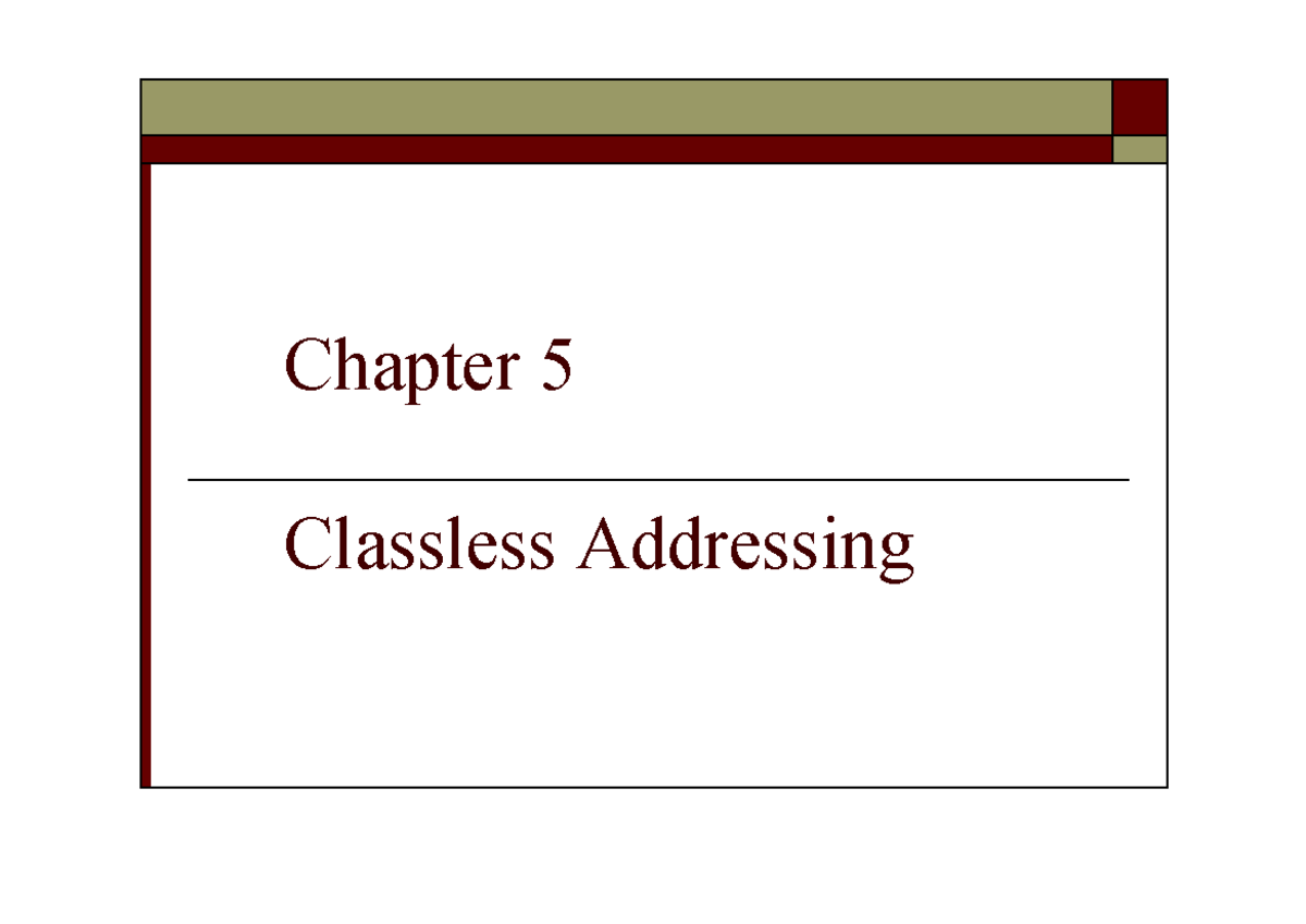 Chapter 5 - it is good notes for prepration - Chapter 5 Classless ...