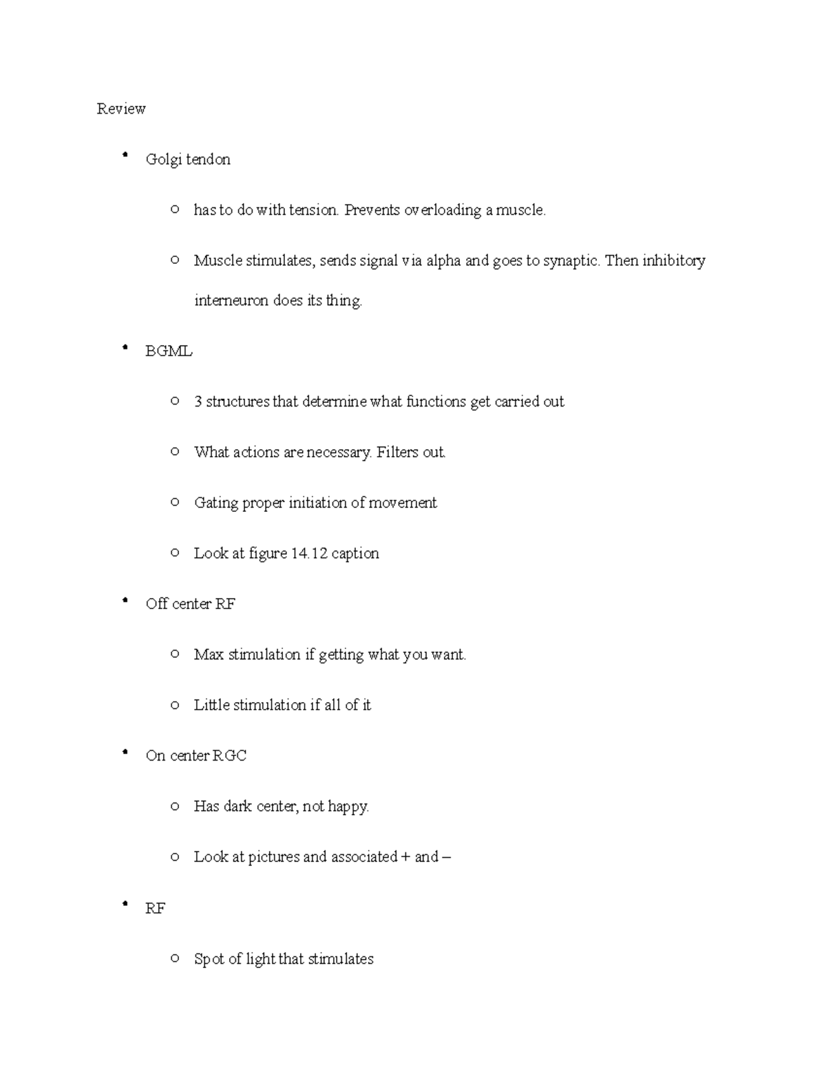 Test 2 Review - Going over the content that will be on the second test ...