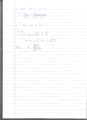 Tutorial Sheet 4 Worked Solutions - Studocu