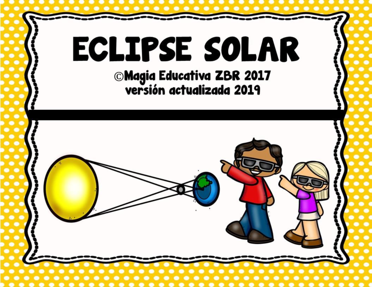 Eclipse Solar Solar Eclipse Spanish-1 - Studocu