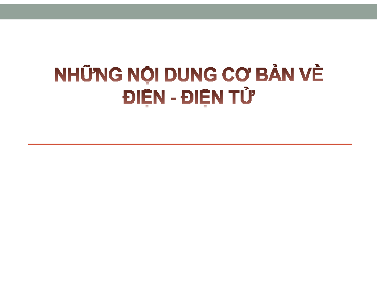 1-DIEN DIEN TU CO BAN - Rất hay đáng để xem và tải về nghiên cứu - Kiến ...