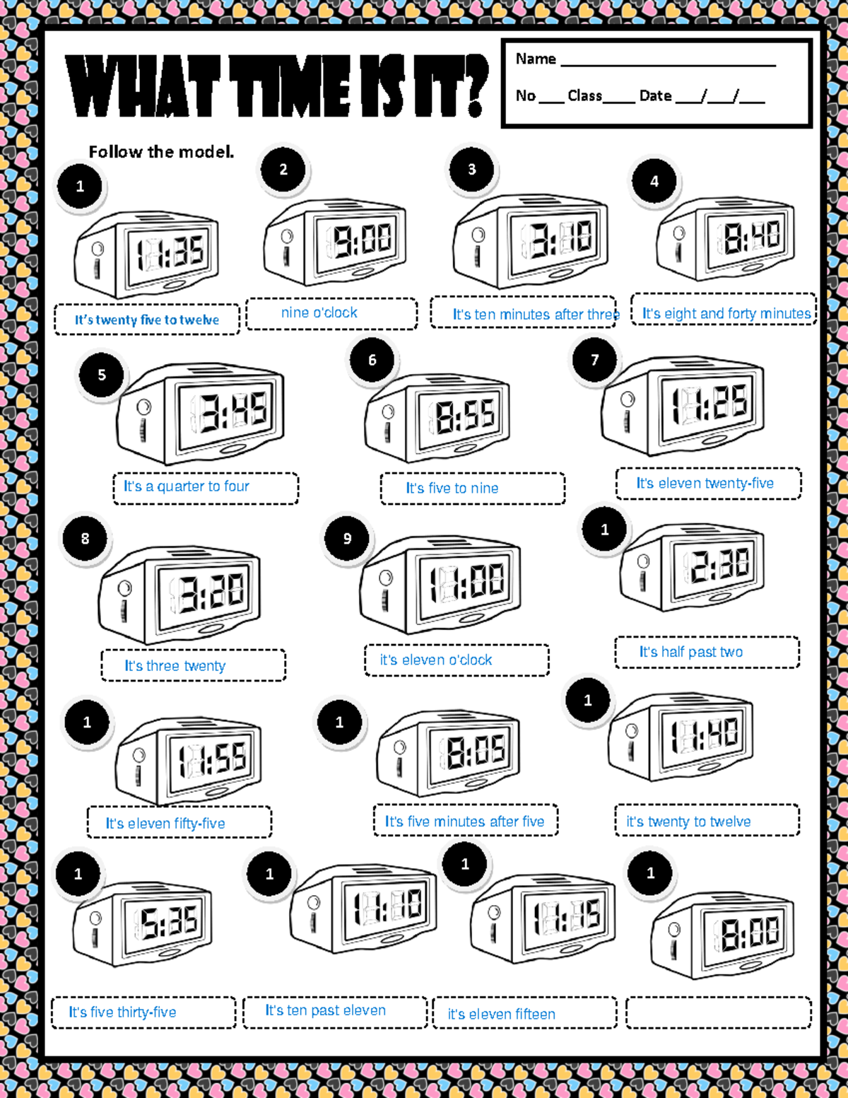 Tema 12 - Jsjjdd - Name __________________________ No ___ Class ...