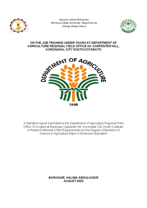 Piagapo lanao del sur Survey - Title: Financial Management Practices of ...