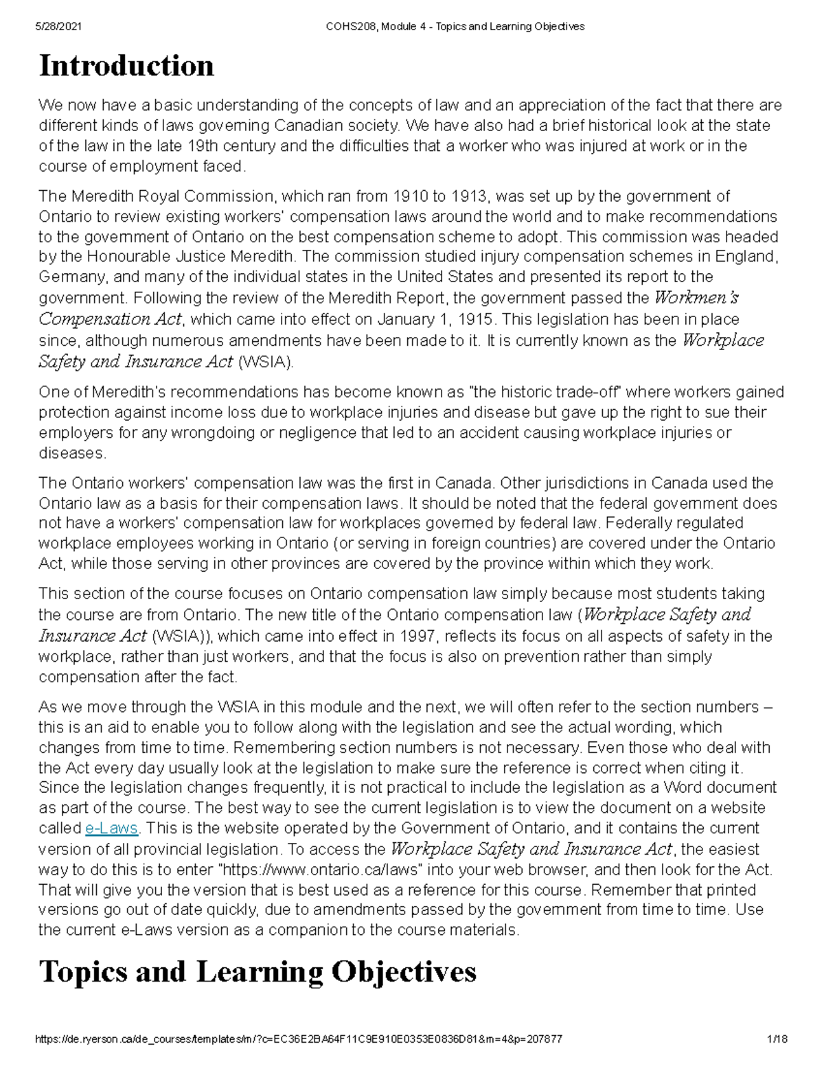 COHS208, Module 4 - Topics and Learning Objectives - Introduction We ...