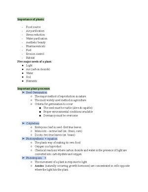Horticulture notes#3 - in-depth lecture notes - Plant Morphology Root ...