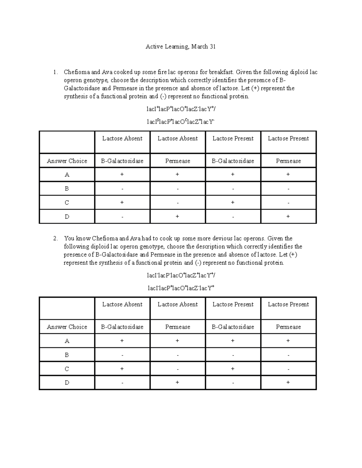 Active+Learning+Worksheet+March+31 - Active Learning, March 31 Chefioma ...