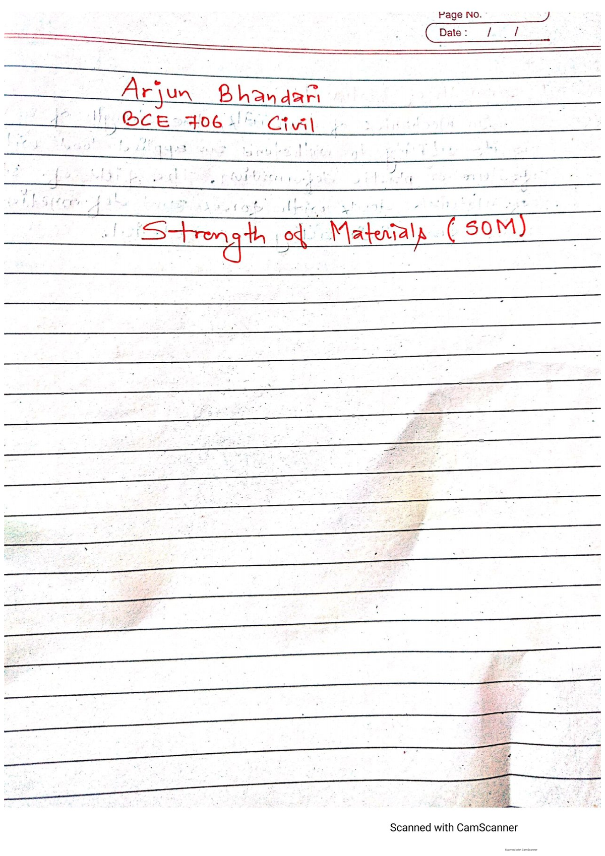 Strength of Materials By Arjun Bhandari - strength of material - Studocu