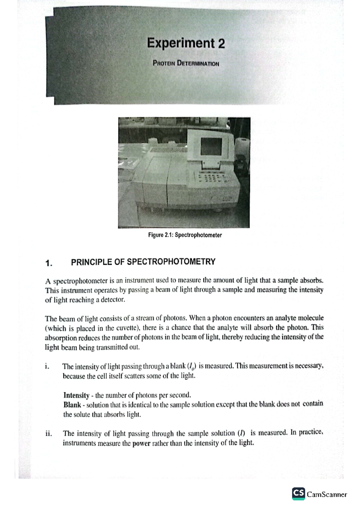 Manual Experiment 2 - Biological Diversity - Studocu