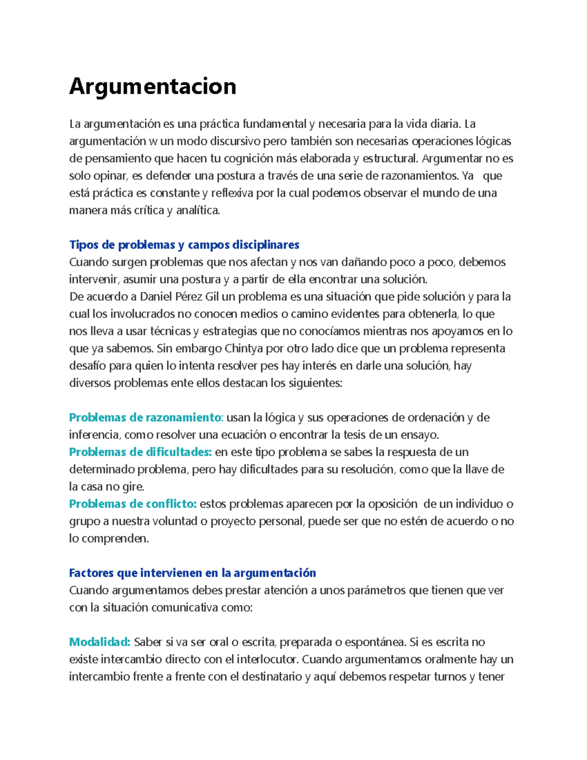 Argumentacion - Notas de los conceptos de la prepa abierta modulo 13 ...