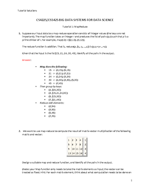 CS4225 tutorial 3 ans - CS4225/CS5425 BIG DATA SYSTEMS FOR DATA SCIENCE ...
