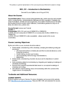 Syllabus BIOL403 2020 - EOSC 584B - UBC - Studocu