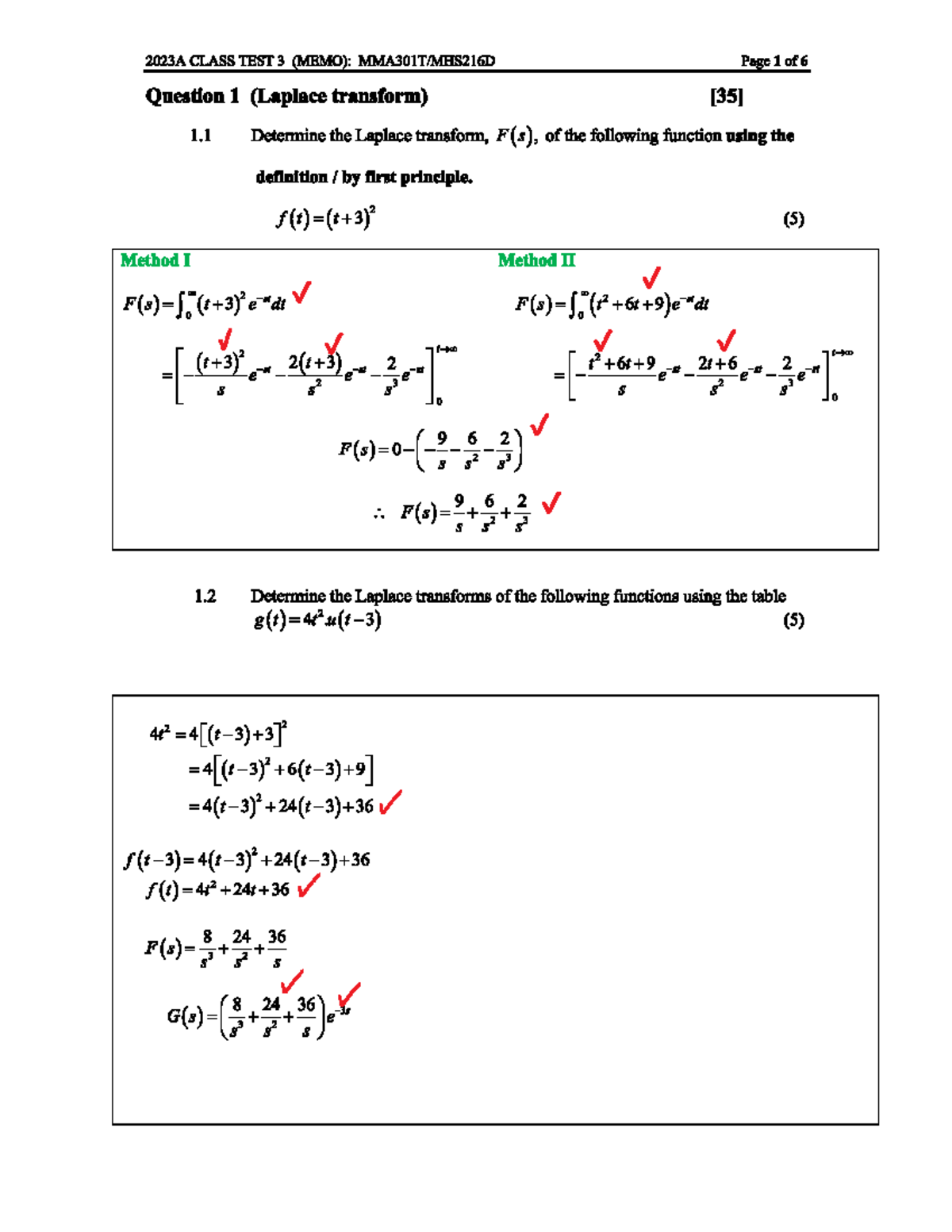 MMA301T MHS216D Class TEST CT3 MEMO - DPYEF0 - Studocu