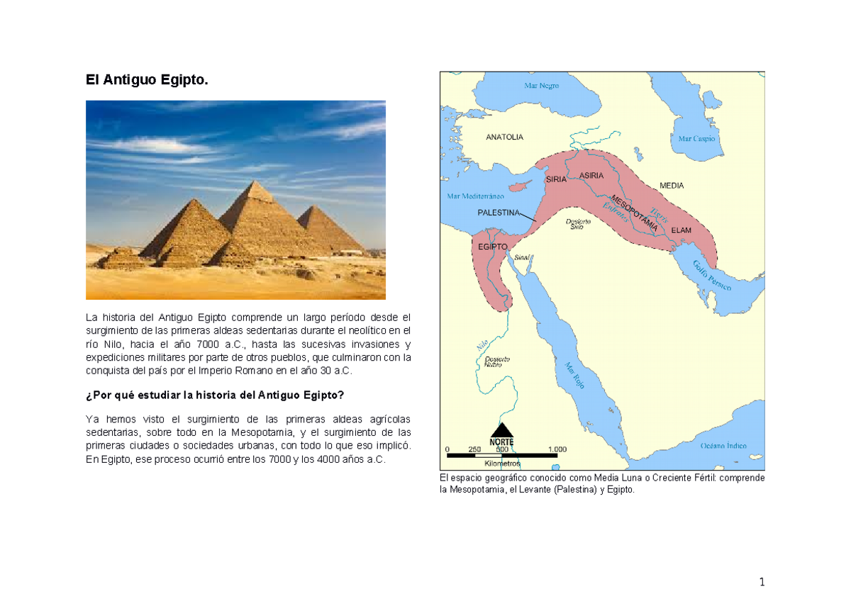 Antiguo Egipto. Secuencia didactica - El Antiguo Egipto. La historia ...