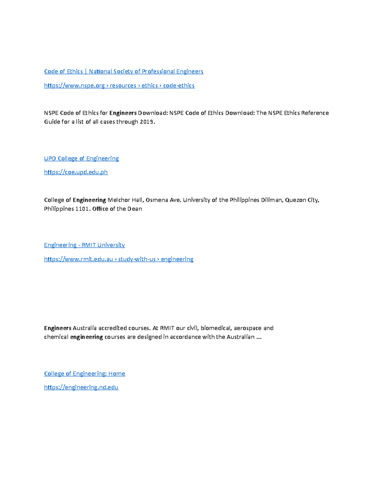 C10 - Engineering - Code of Ethics | National Society of Professional ...