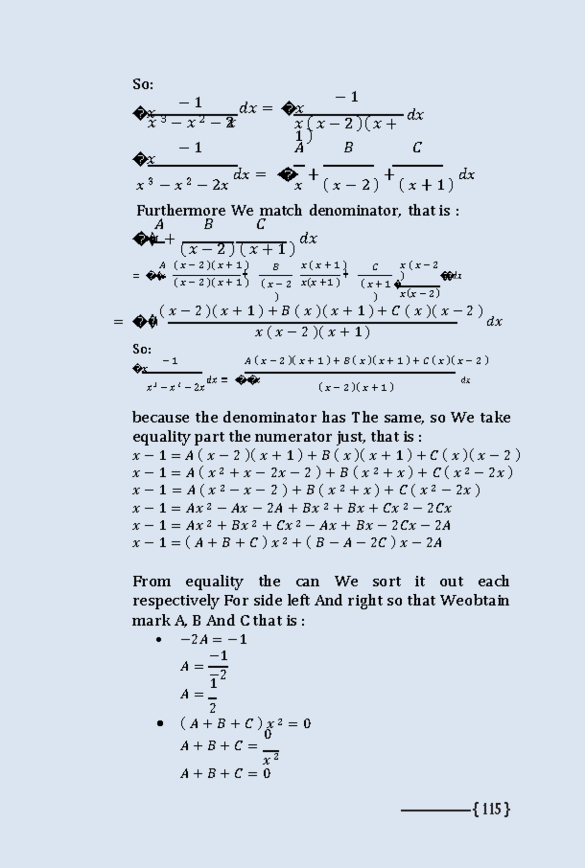 Calculus Math How To Calculate Formulas Basic Formulas 73 { 115 } So 𝑥 − 1 𝑥 3 − 𝑥
