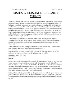 Specialist Math Investigation - matrix, a set of numbers arranged in ...