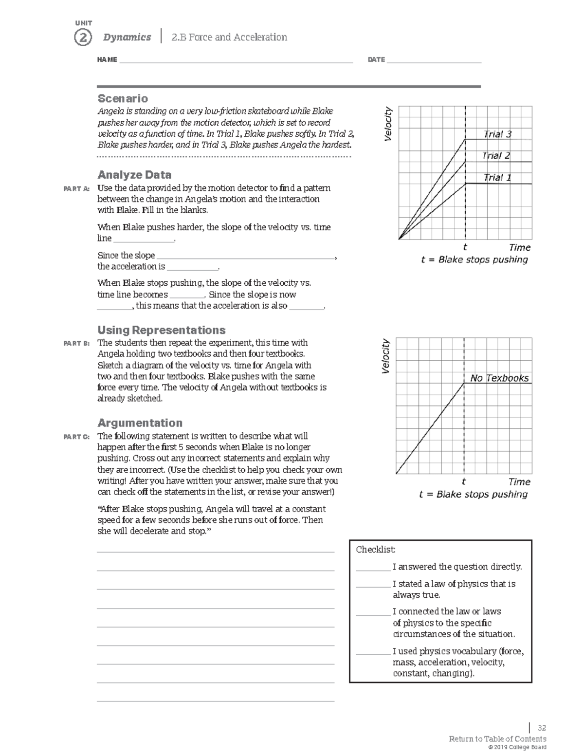 2b force and acceleration - | 32 UNIT 2 Dynamics | 2 Force and ...