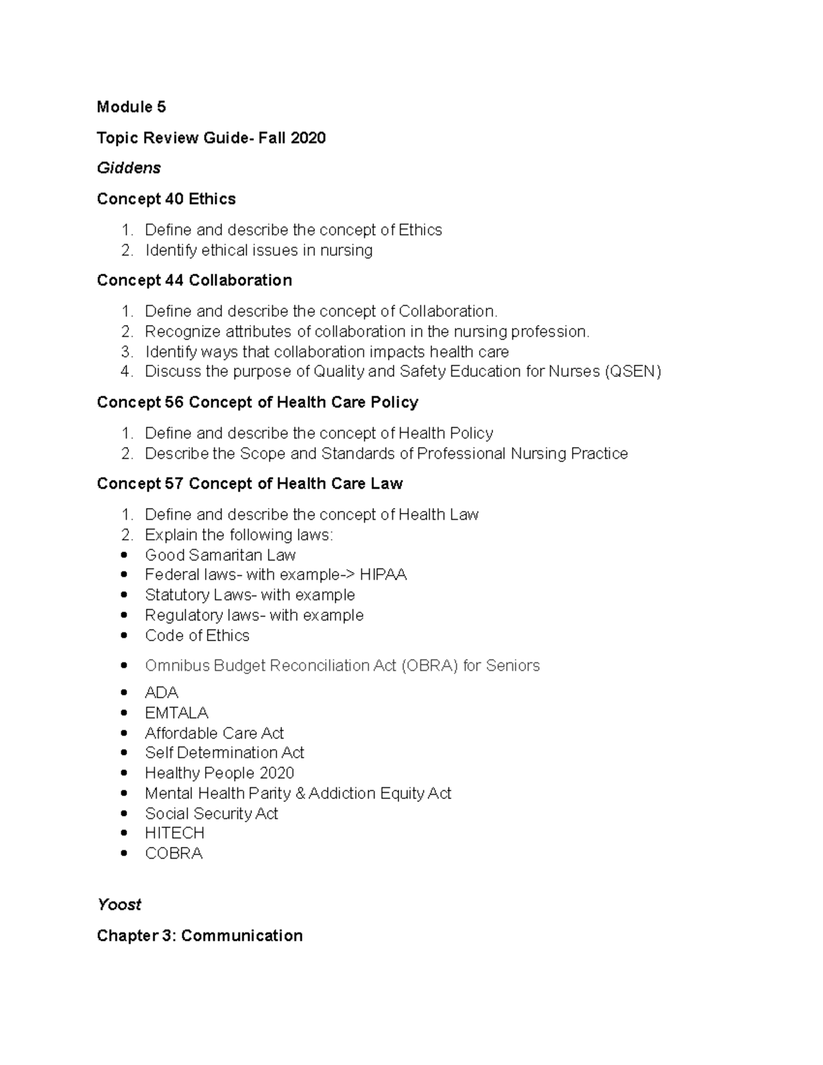 Module 5 Topic Review Guide - Fa20 - Module 5 Topic Review Guide- Fall ...