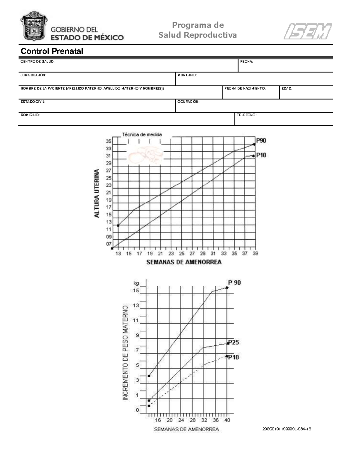 HOJA DE Control Prenatal - salud reproductiva - Control Prenatal CENTRO ...