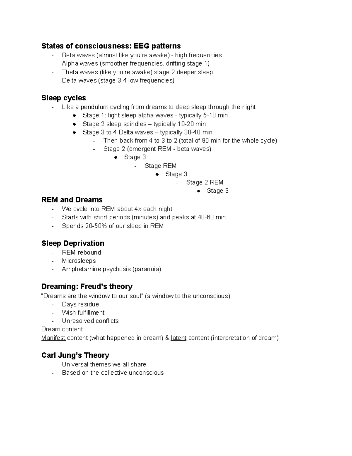 Psychology Themes and Variations: Consciousness Ch.5 Learning - States ...