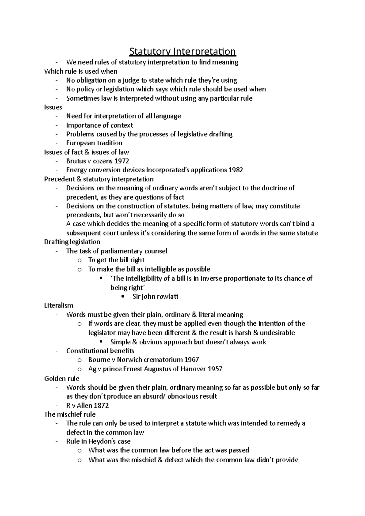 Statutory Interpretation Studocu statutory-interpretation-studocu