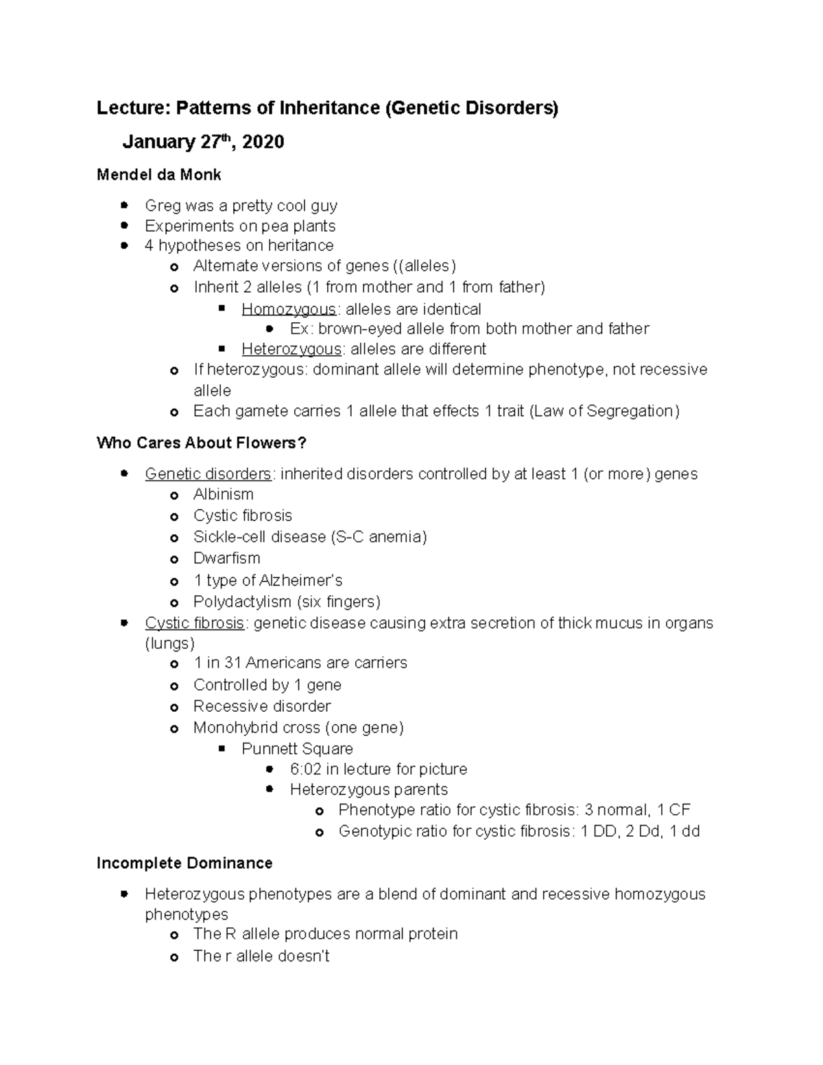 Patterns Of Inheritance Lecture Lecture Patterns Of Inheritance