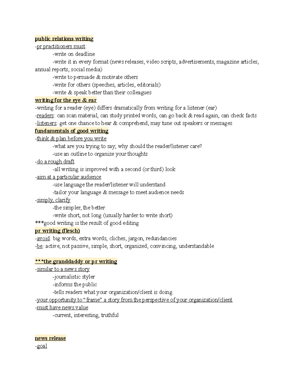 Pr 10-23-18 - Professor Stephanie Smith, Principles of Public Relations ...