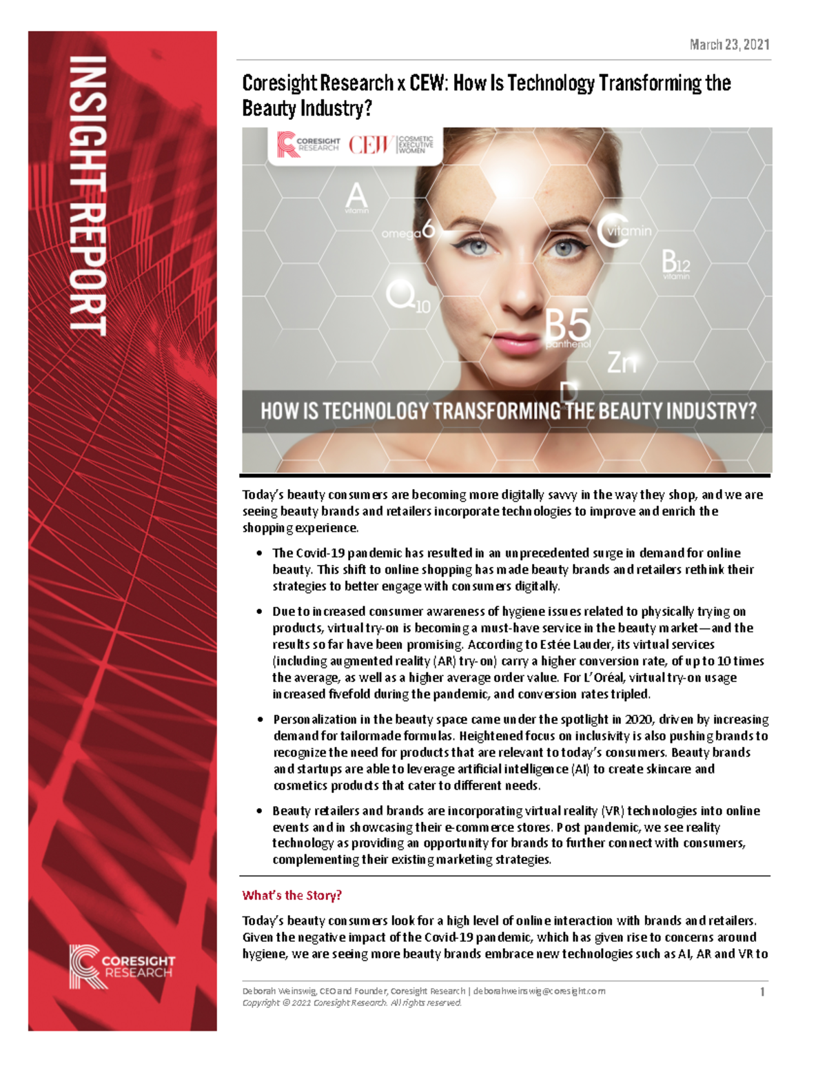 Coresight Research x CEW How Is Technology Transforming the Beauty Ind ...