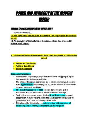 HSC/Prelim modern history - The Contestability of the Past Content ...