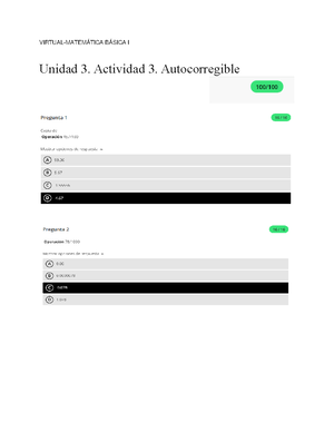 Autocorregible Unidad 4 actividad 1 - Tecnología de la información y ...