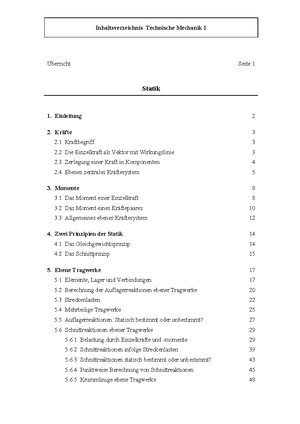 Formeln-tm3 - Formelsammlung für Technische Mechanik 3 teil 2 - Prof. Dr. Wolfgang Jitschin ...