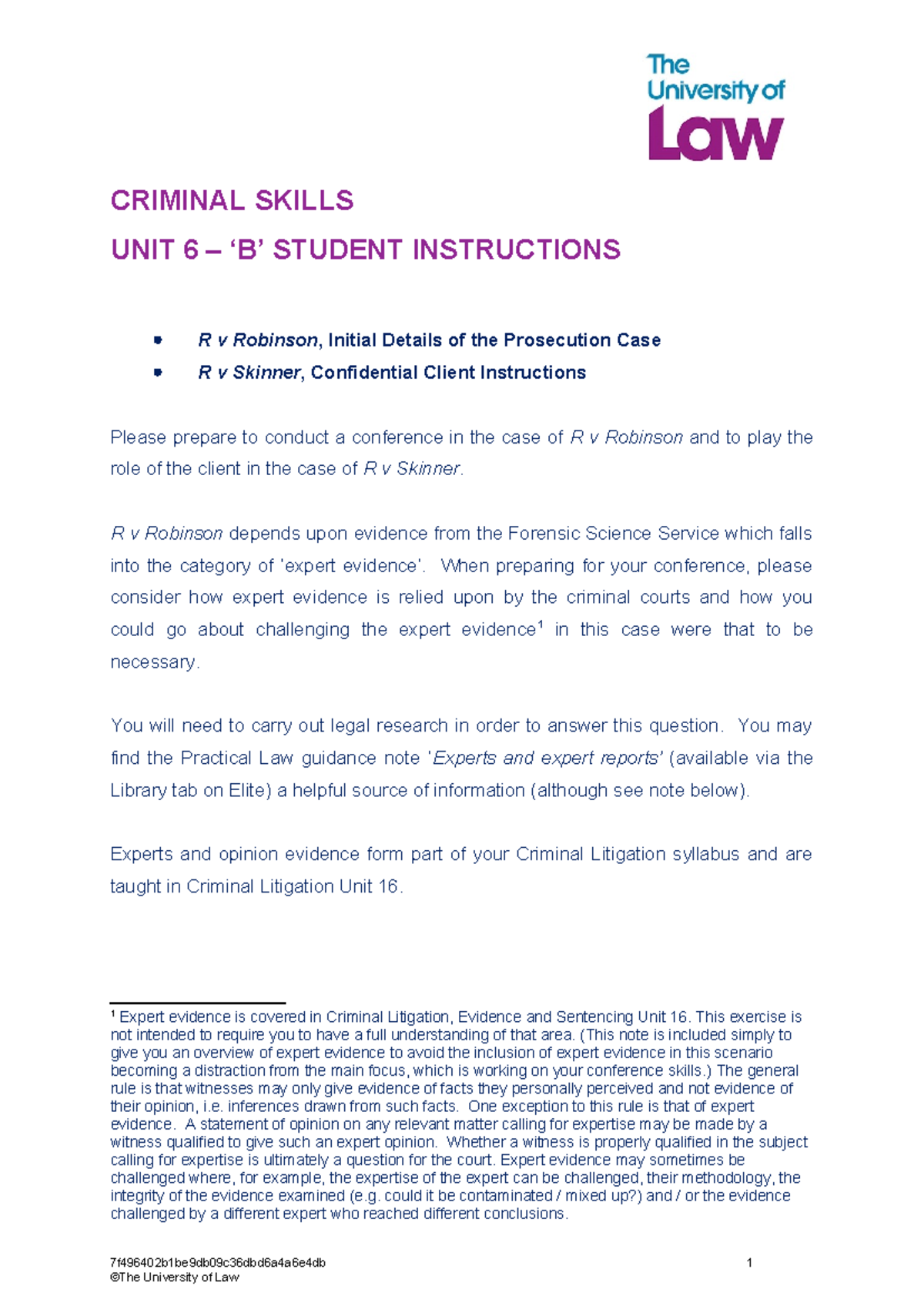 2324 skill crim unit06 ce01 b stutins skinner robin - CRIMINAL SKILLS ...