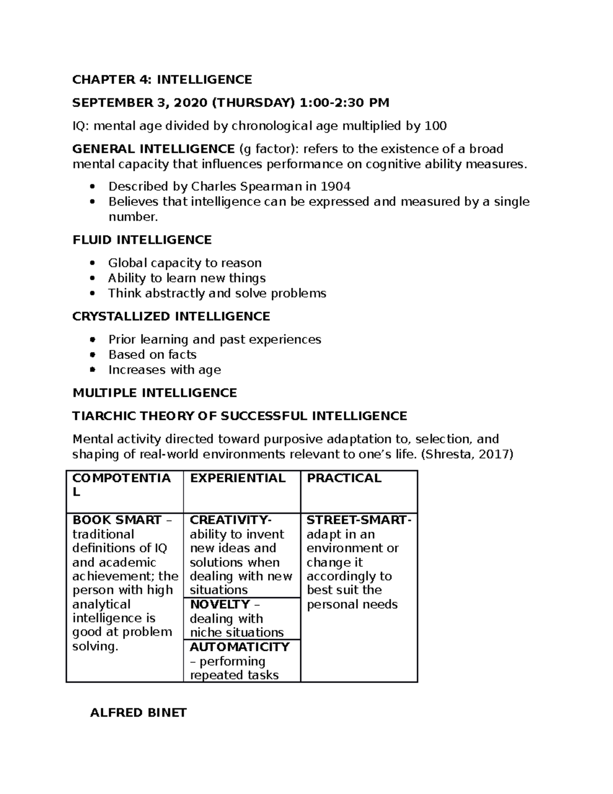 educational psychology notes for your perusing - CHAPTER 4 ...