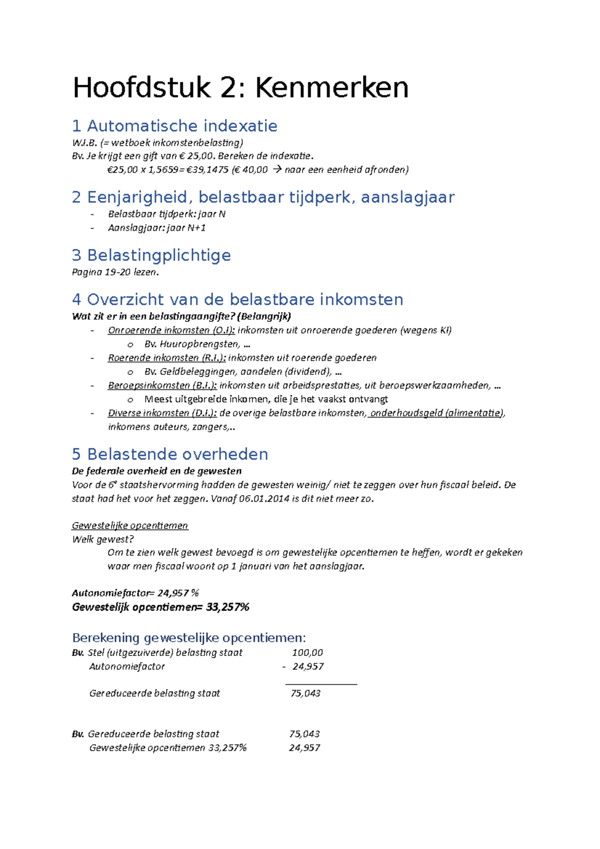 Hoofdstuk 2 - Kenmerken - Hoofdstuk 2: Kenmerken 1 Automatische ...