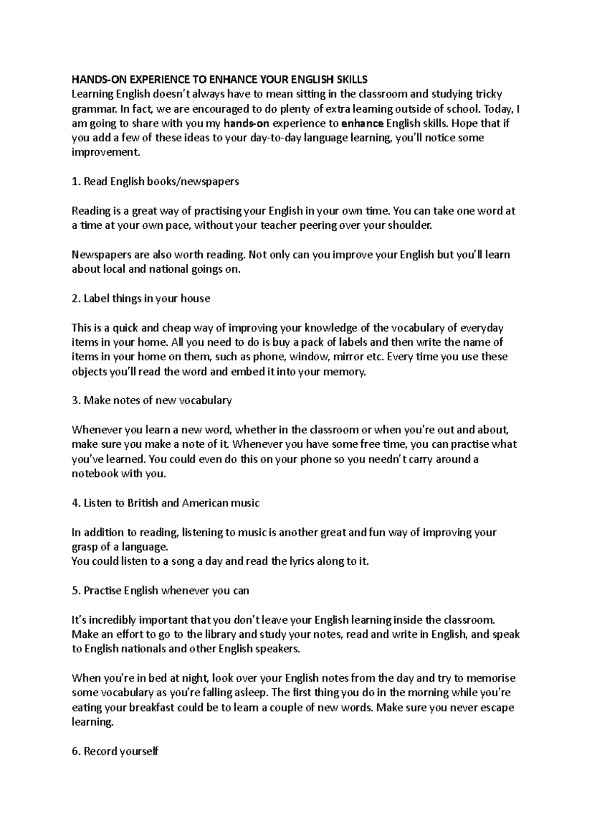 Hands- Experience - sàawfsdfsafsfsfdasfdasdfsdfsdf sdf sdf sdf asd fasf ...