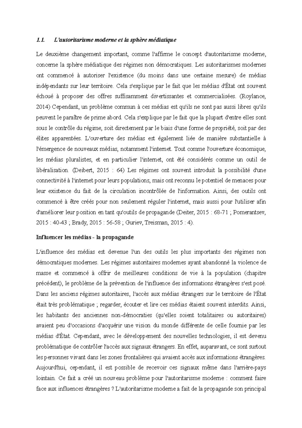 Autoritarisme moderne et la sphère médiatique - L'autoritarisme moderne ...