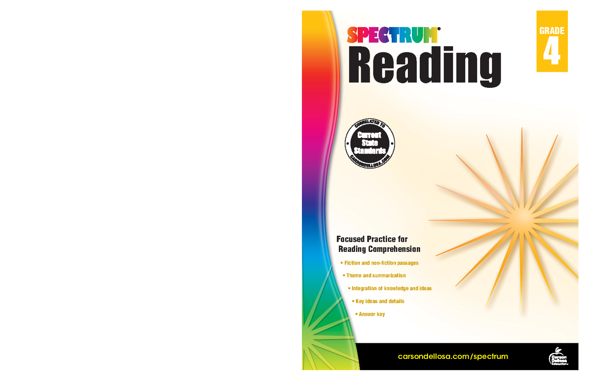 Spectrum Reading 4 With Answer Carsondellosa spectrum Focused