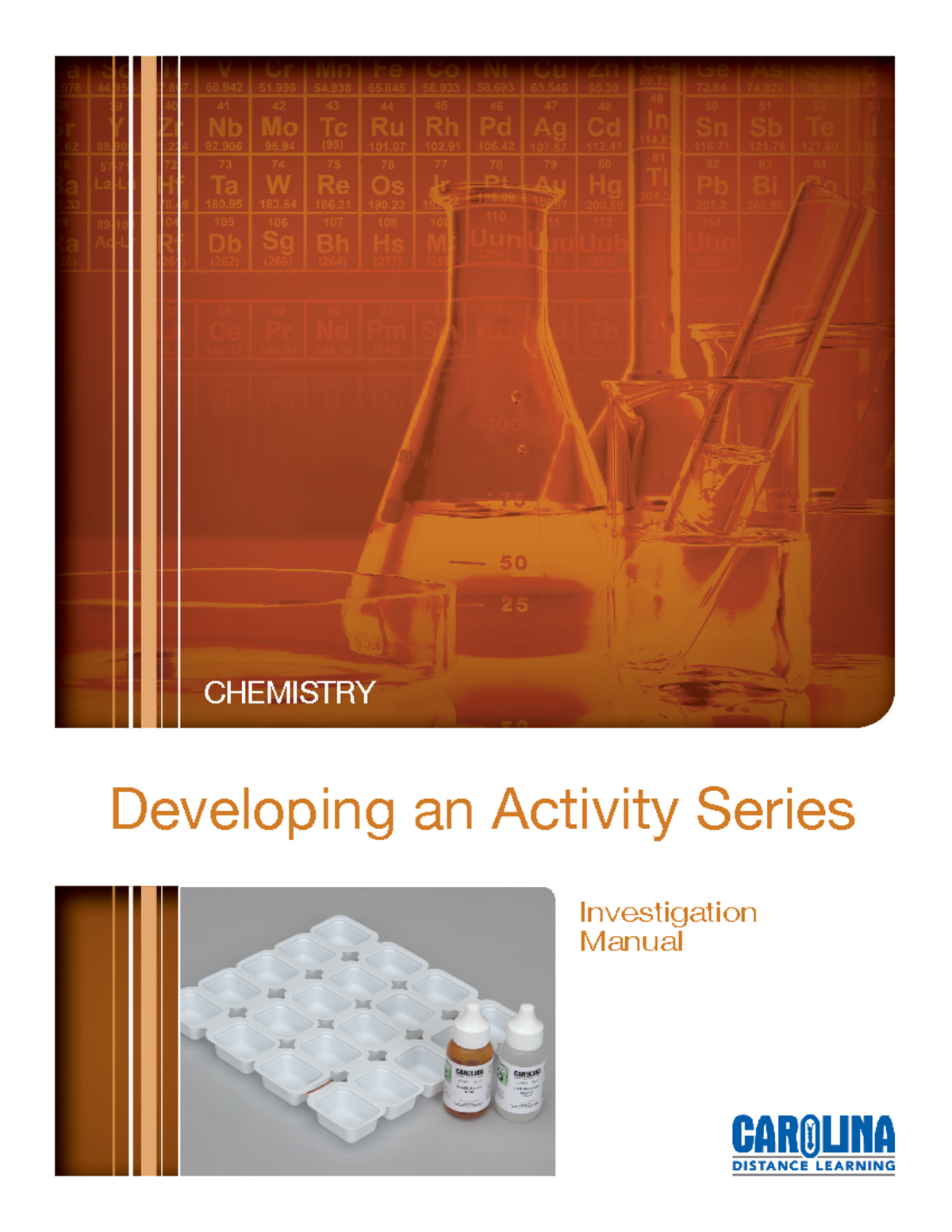 580316 Developing an Activity Series V2 - CHEMISTRY Developing an ...