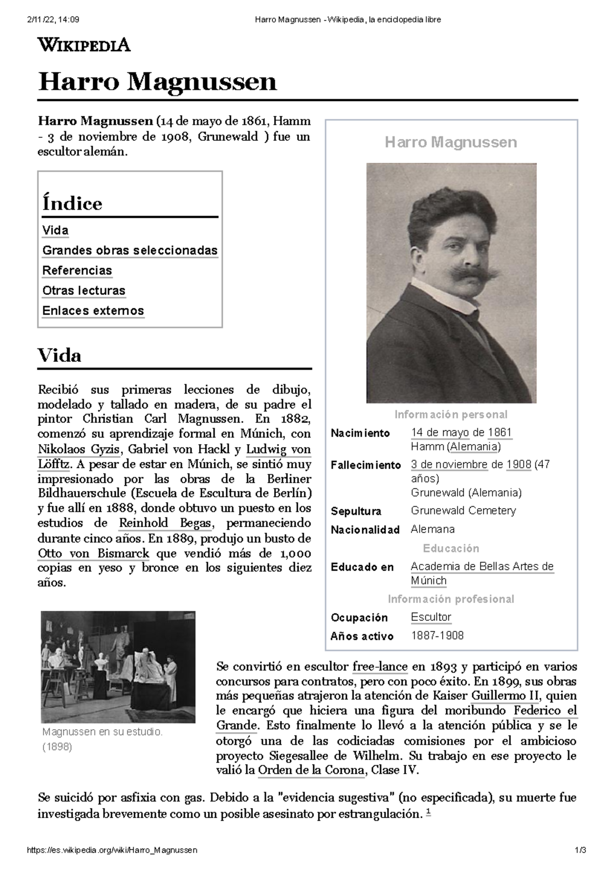 Harro Magnussen - Wikipedia, la enciclopedia libre - 2/11/22, 14:09 ...