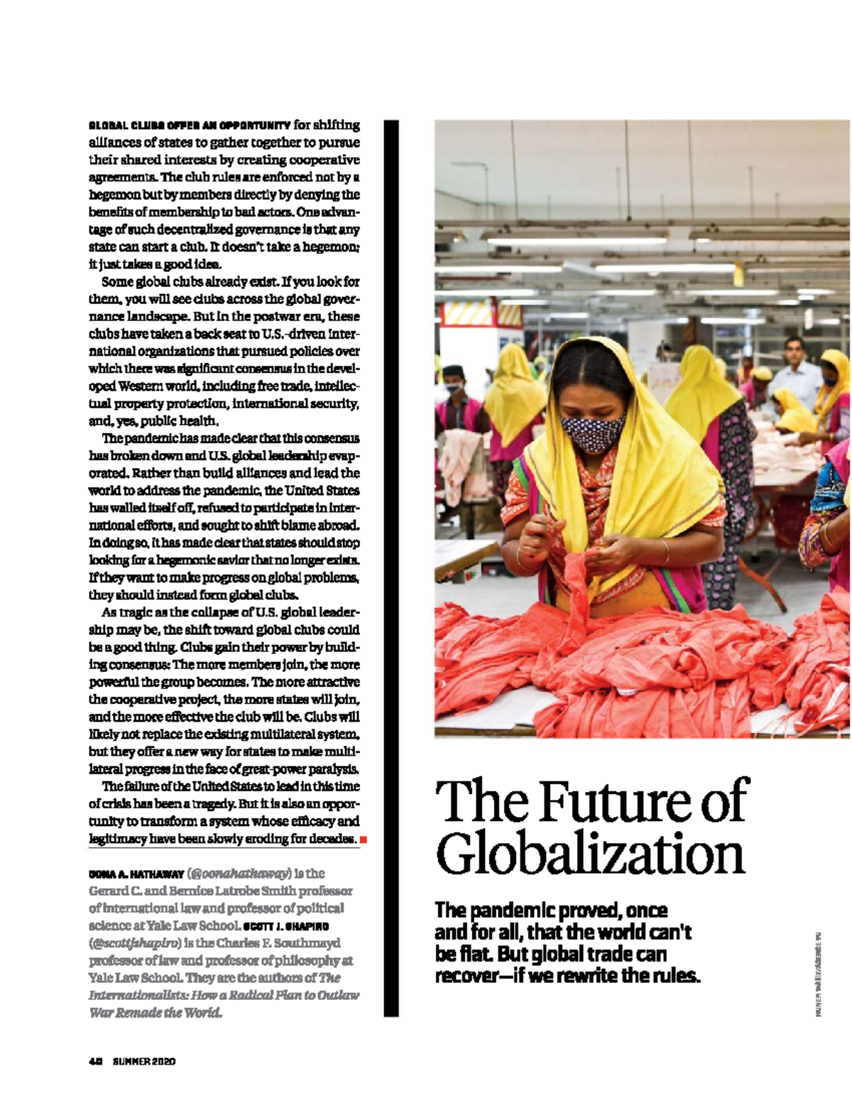 Future of glob - Current Affairs - Studocu