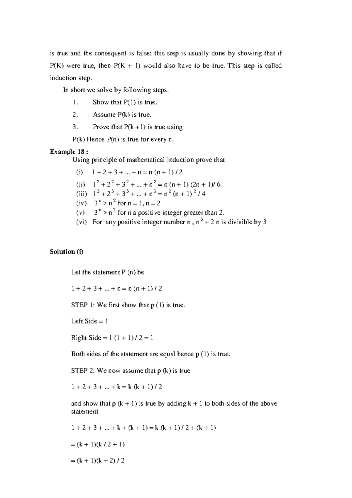 Discrete Mathematics Lecturer Notes PDF-8 - is true and the consequent ...